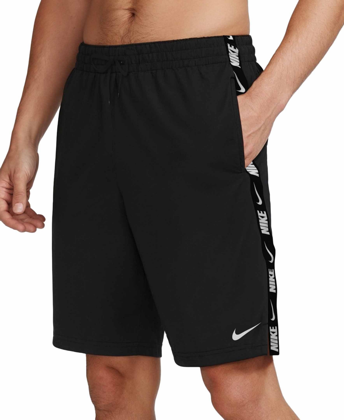 Click here for Nike Mens Breaker Logo Tape Volley 9 Swim Shorts -... prices