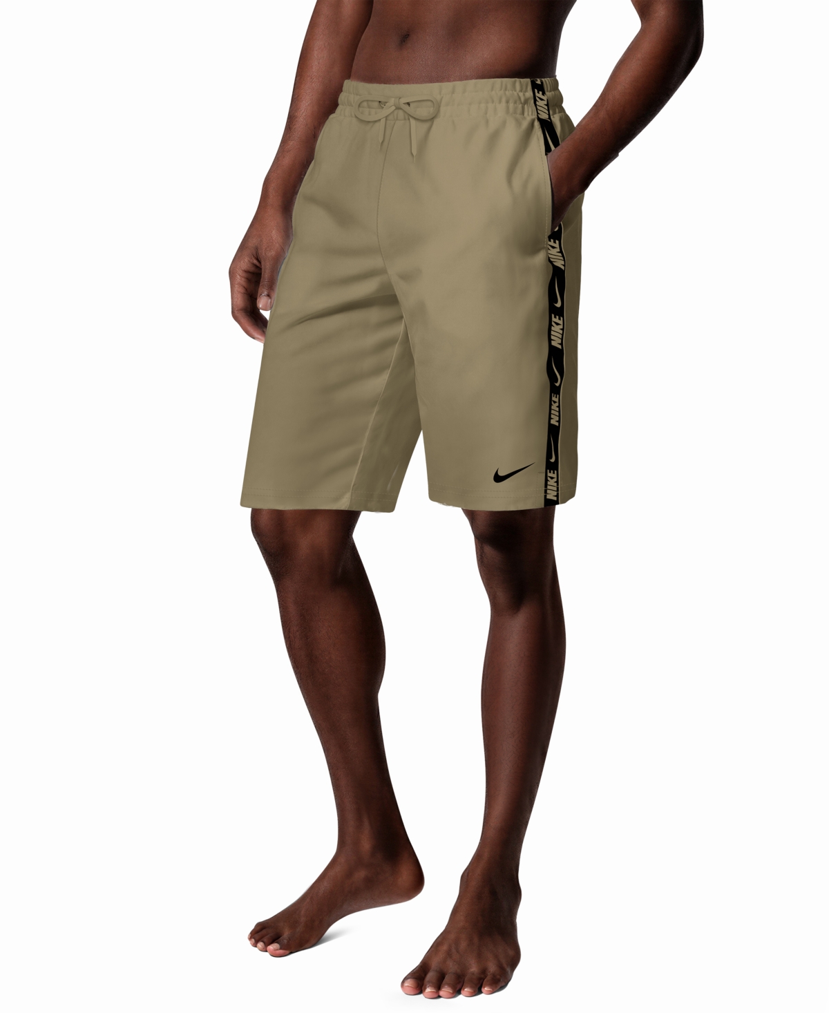 Click here for Nike Mens Breaker Logo Tape Volley 9 Swim Shorts -... prices