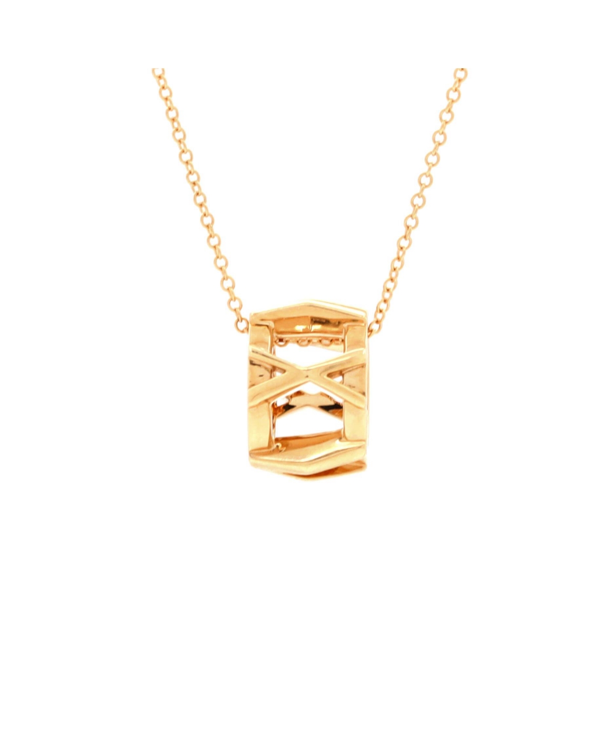 Click here for Pre-Owned Tiffany & Co Atlas X Open Pendant Neckla... prices