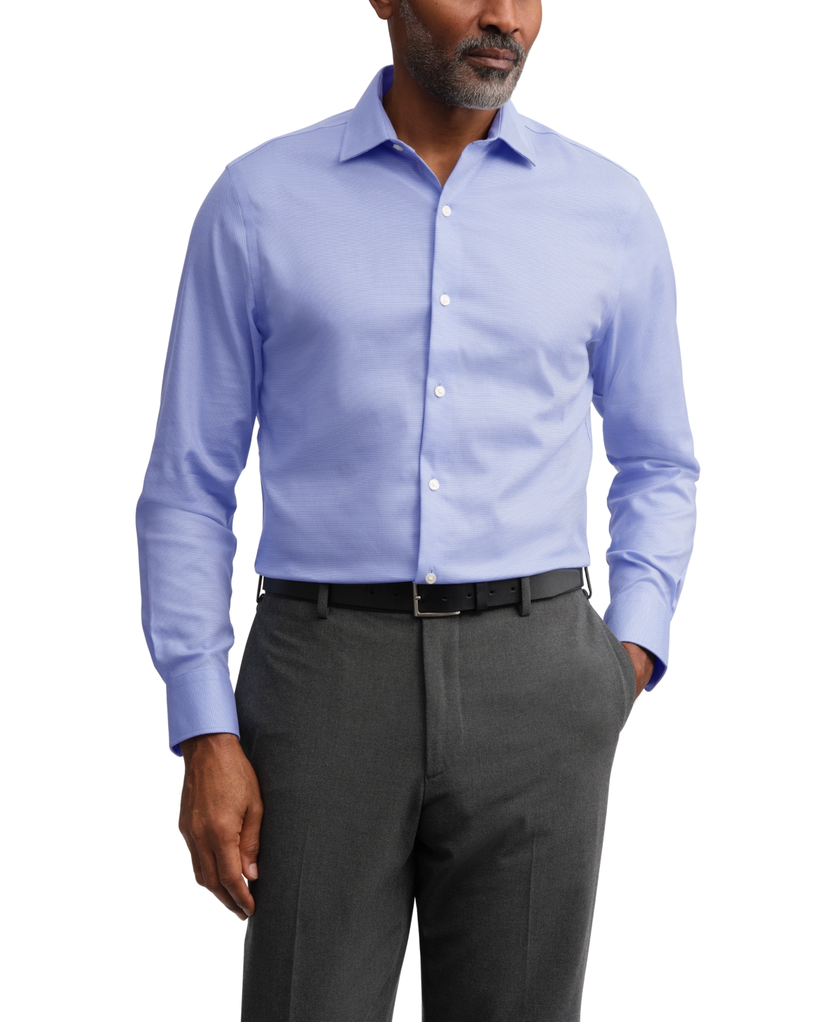 Click here for Tommy Hilfiger Mens Slim-Fit Dress Shirt - Blue prices