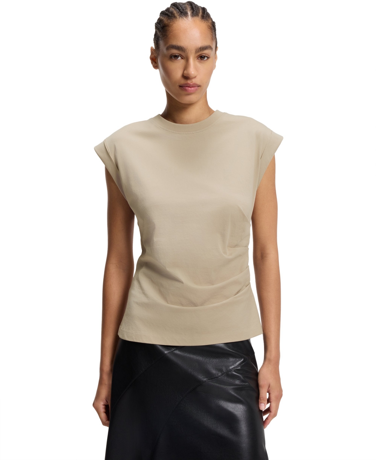 Click here for Boss by Hugo Boss Womens Mercerized-Cotton Slim-Fi... prices