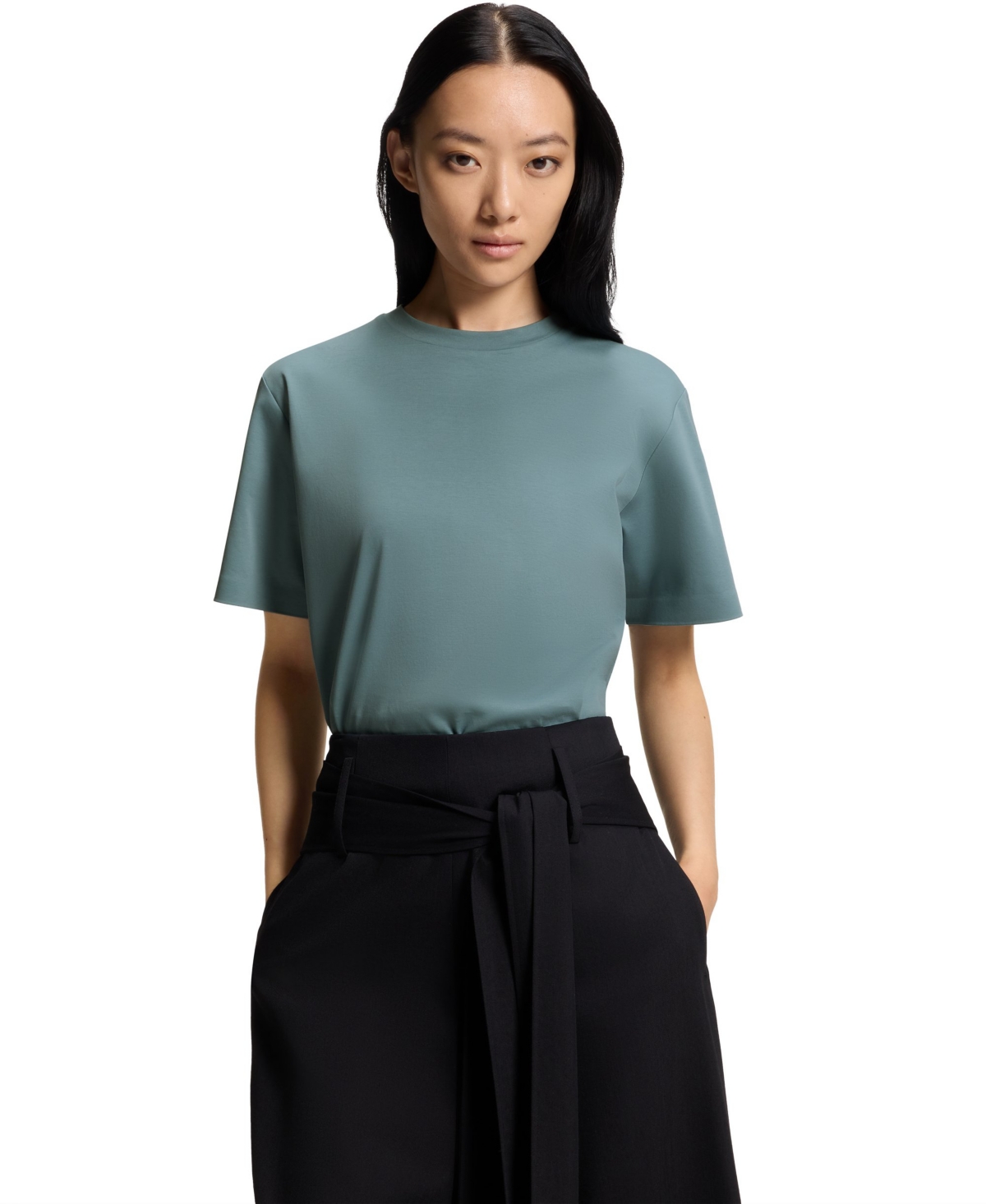 Click here for Boss by Hugo Boss Womens Mercerized Cotton Relaxed... prices