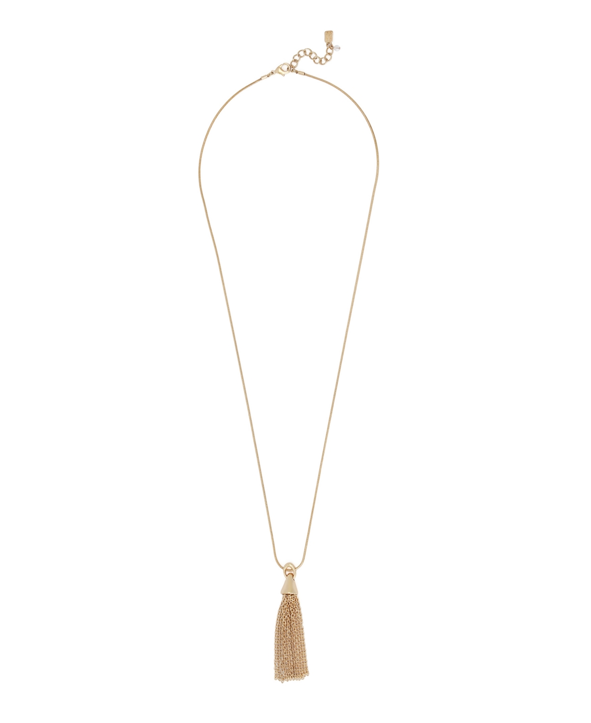 Click here for Robert Lee Morris Soho Gold Fringe Tassel Pendant... prices