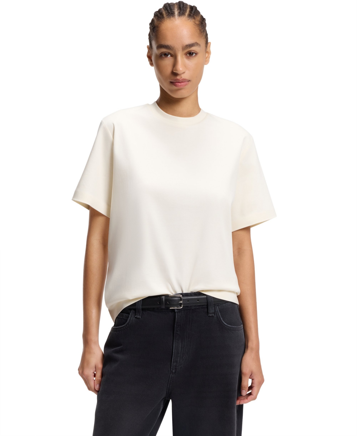 Click here for Boss by Hugo Boss Womens Mercerized Cotton Relaxed... prices