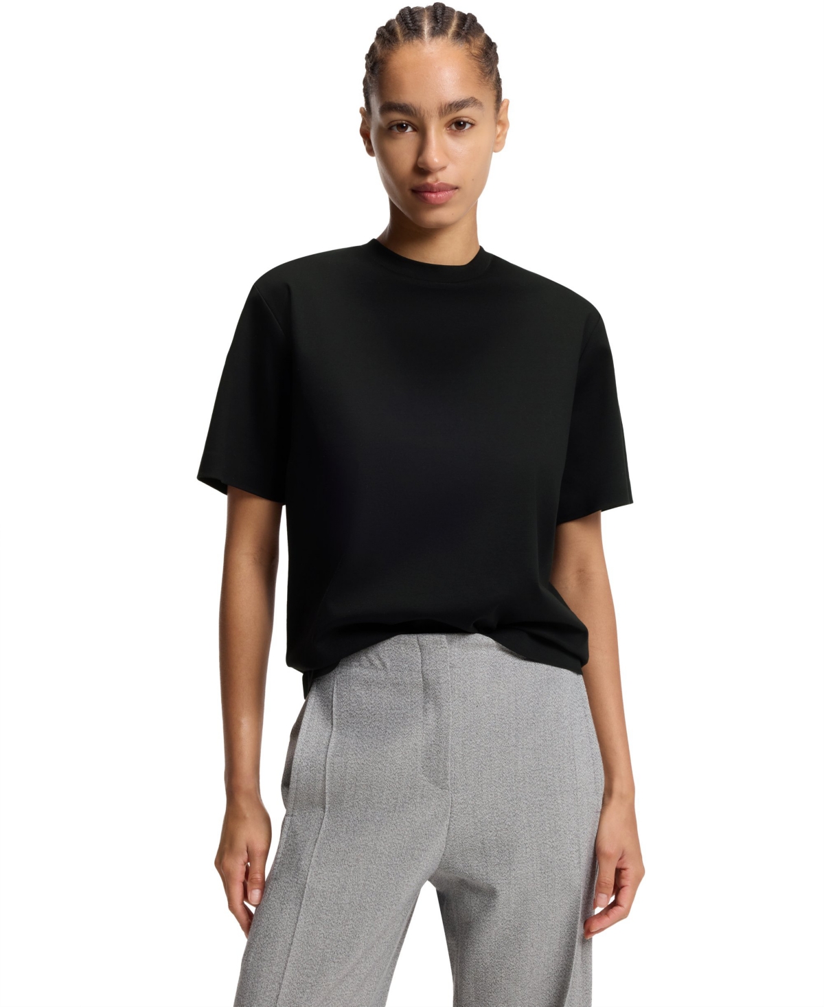 Click here for Boss by Hugo Boss Womens Mercerized Cotton Relaxed... prices