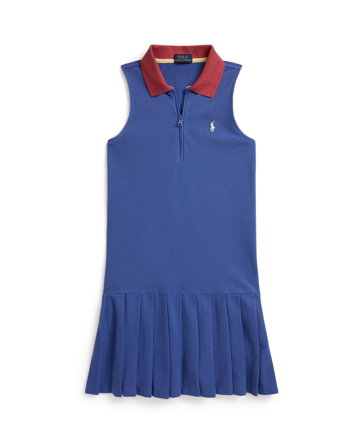 Click here for Polo Ralph Lauren Girls 7-16 Pleated Mesh Quarter-... prices