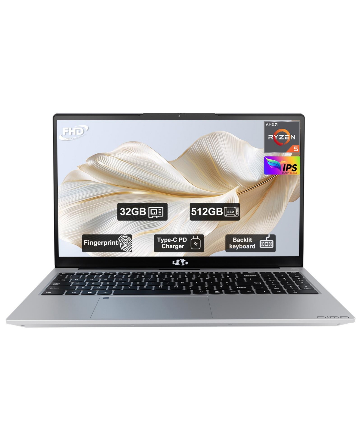 Click here for Nimo 15.6 Fhd Ips Laptop-Computer Amd Ryzen 5 3500... prices
