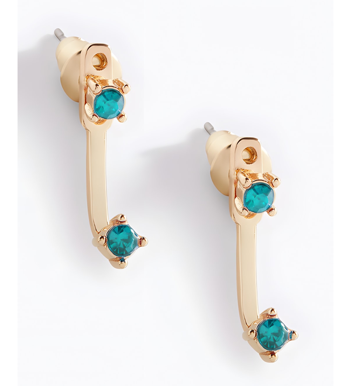 Click here for Mint & Lily Birthstone Drop Ear Jacket Earrings -... prices