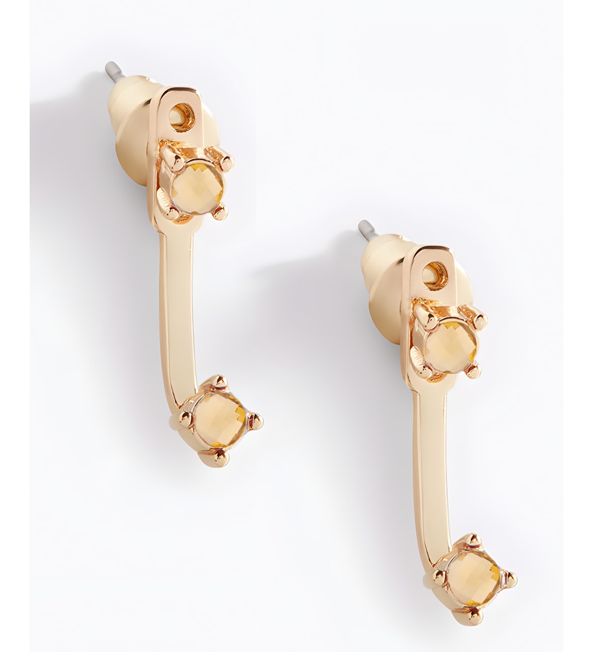 Click here for Mint & Lily Birthstone Drop Ear Jacket Earrings -... prices