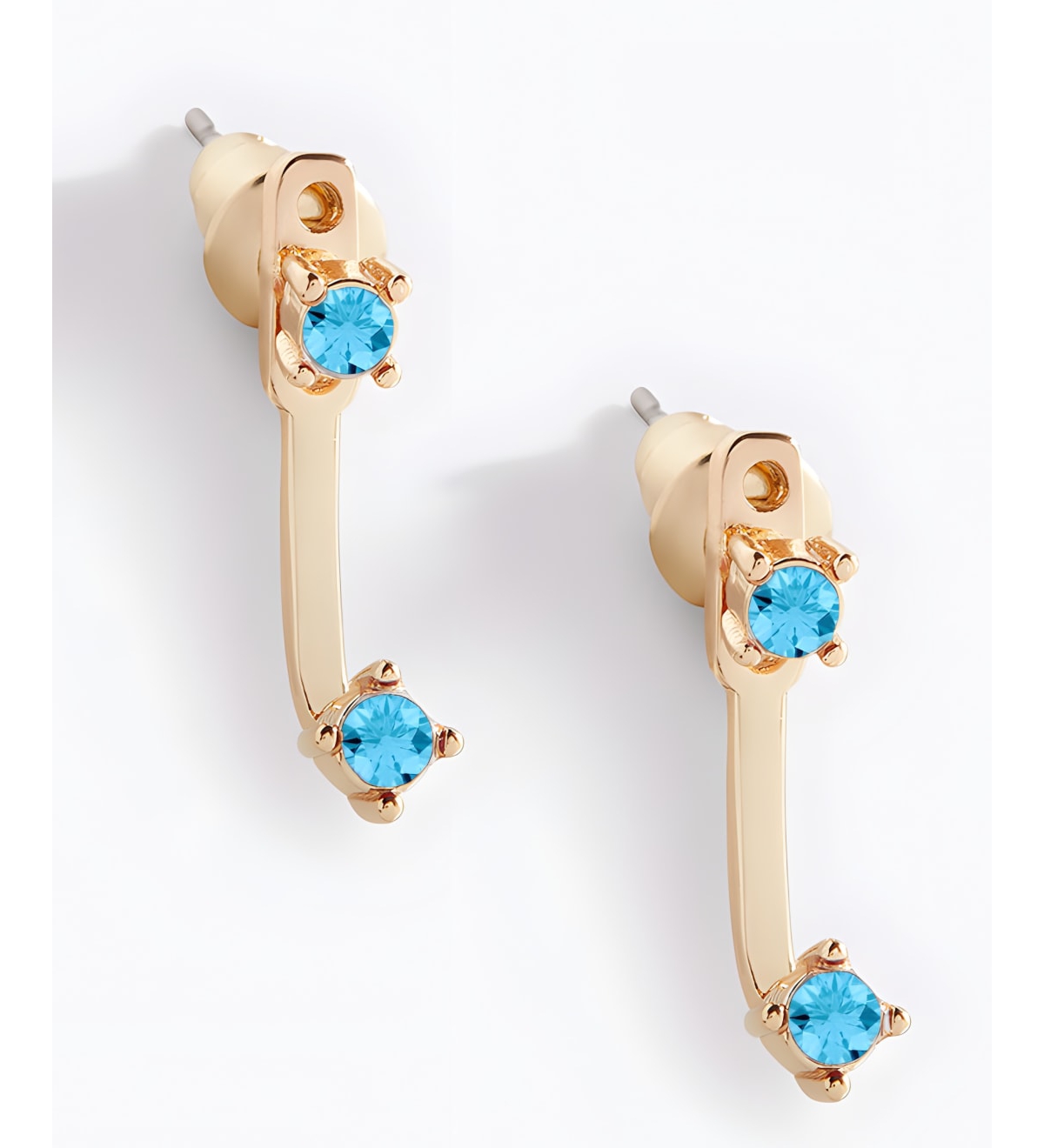 Click here for Mint & Lily Birthstone Drop Ear Jacket Earrings -... prices