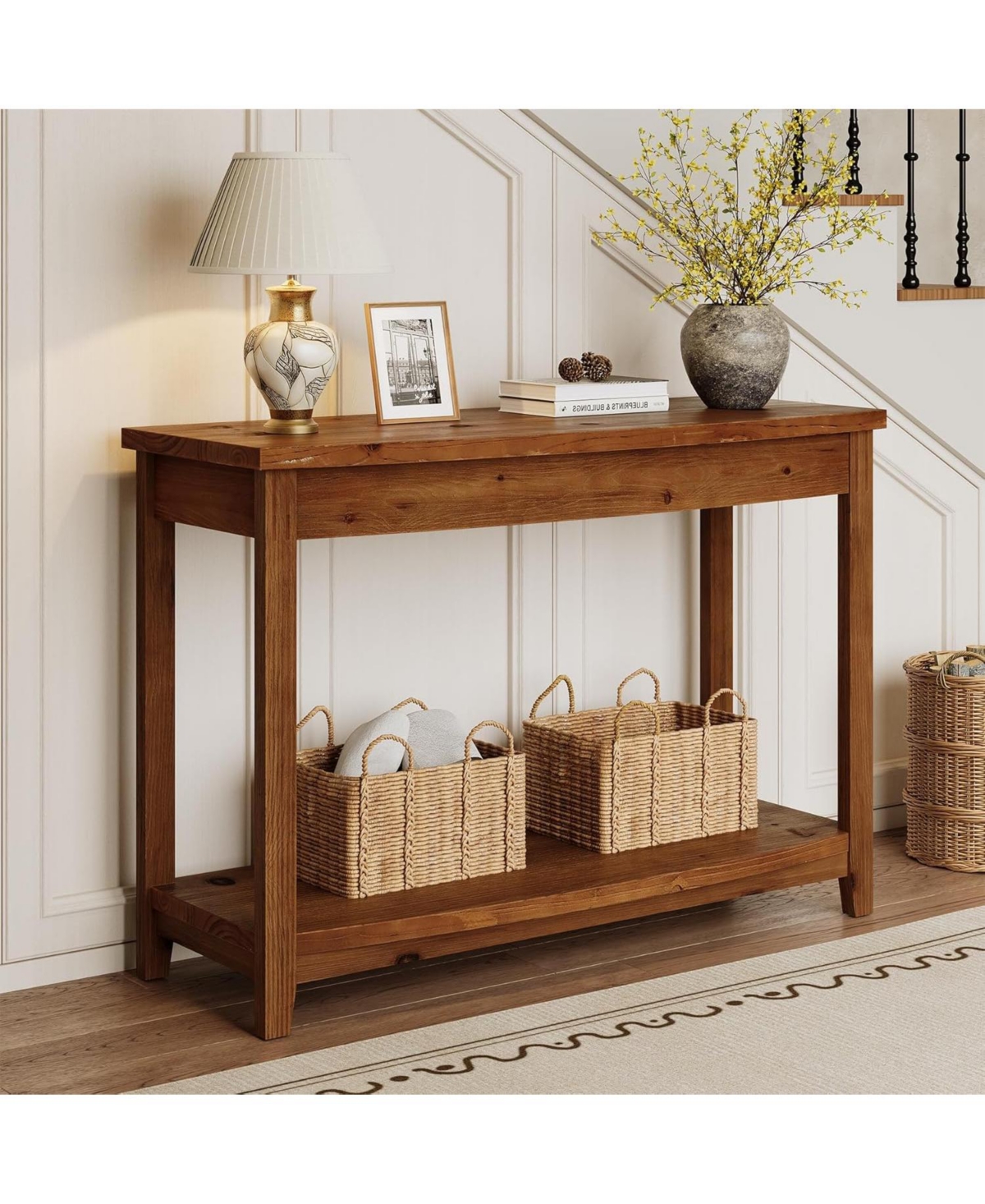 Click here for Tribesigns Solid Wood Console Table  41.3" Fa... prices