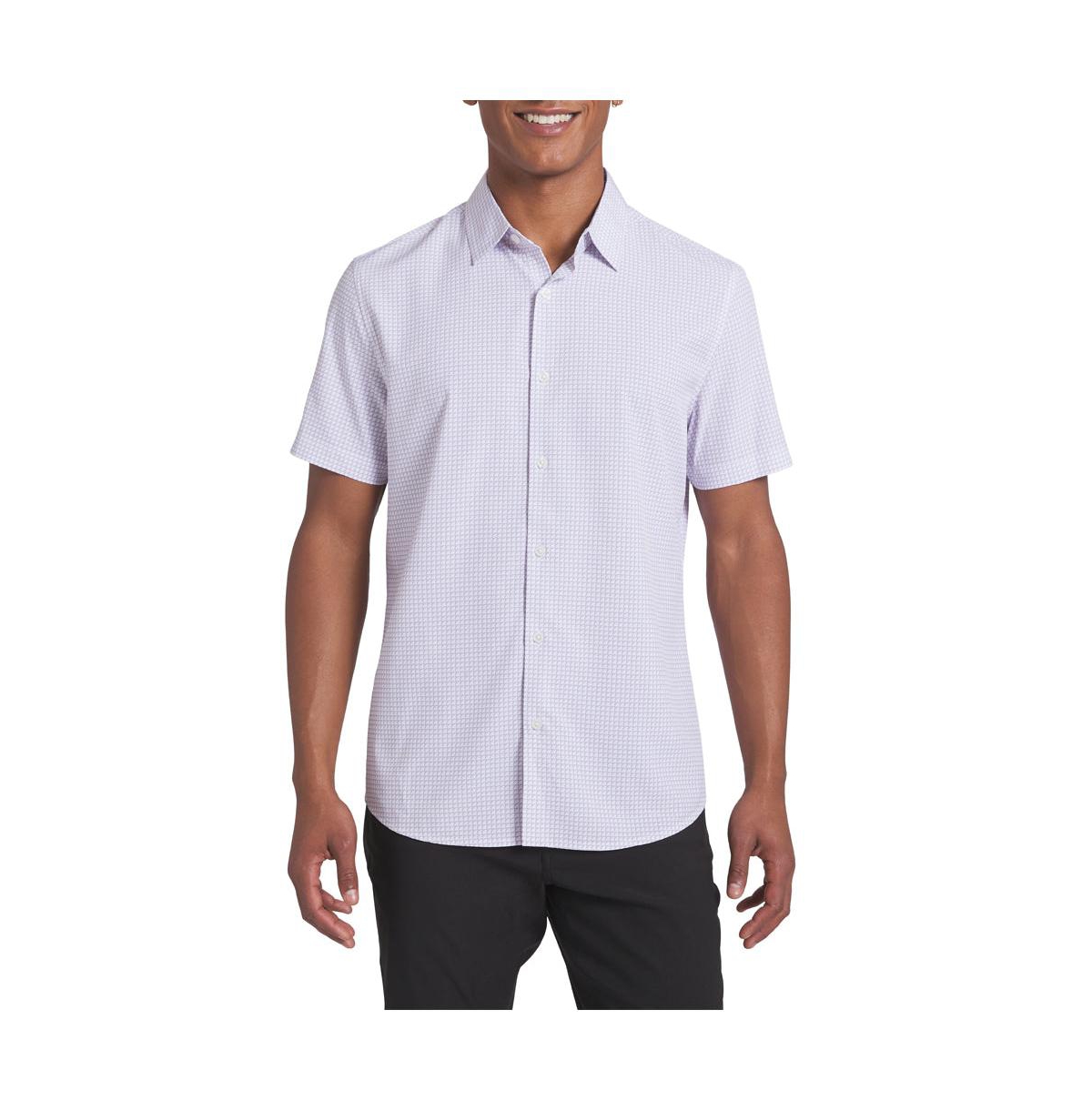 Click here for Dkny Mens Jackson printed button-up shirt - Pink b... prices