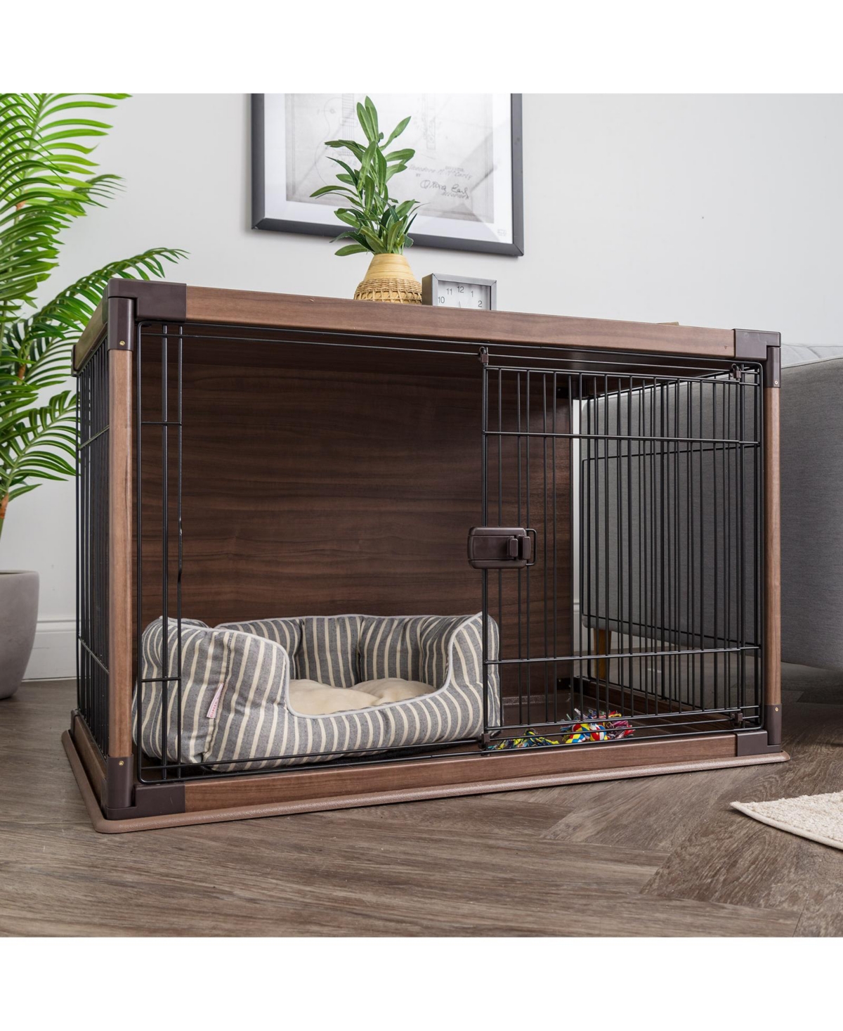 Click here for Iris Usa Furniture-Style Wooden Enclosed Pet Crate... prices