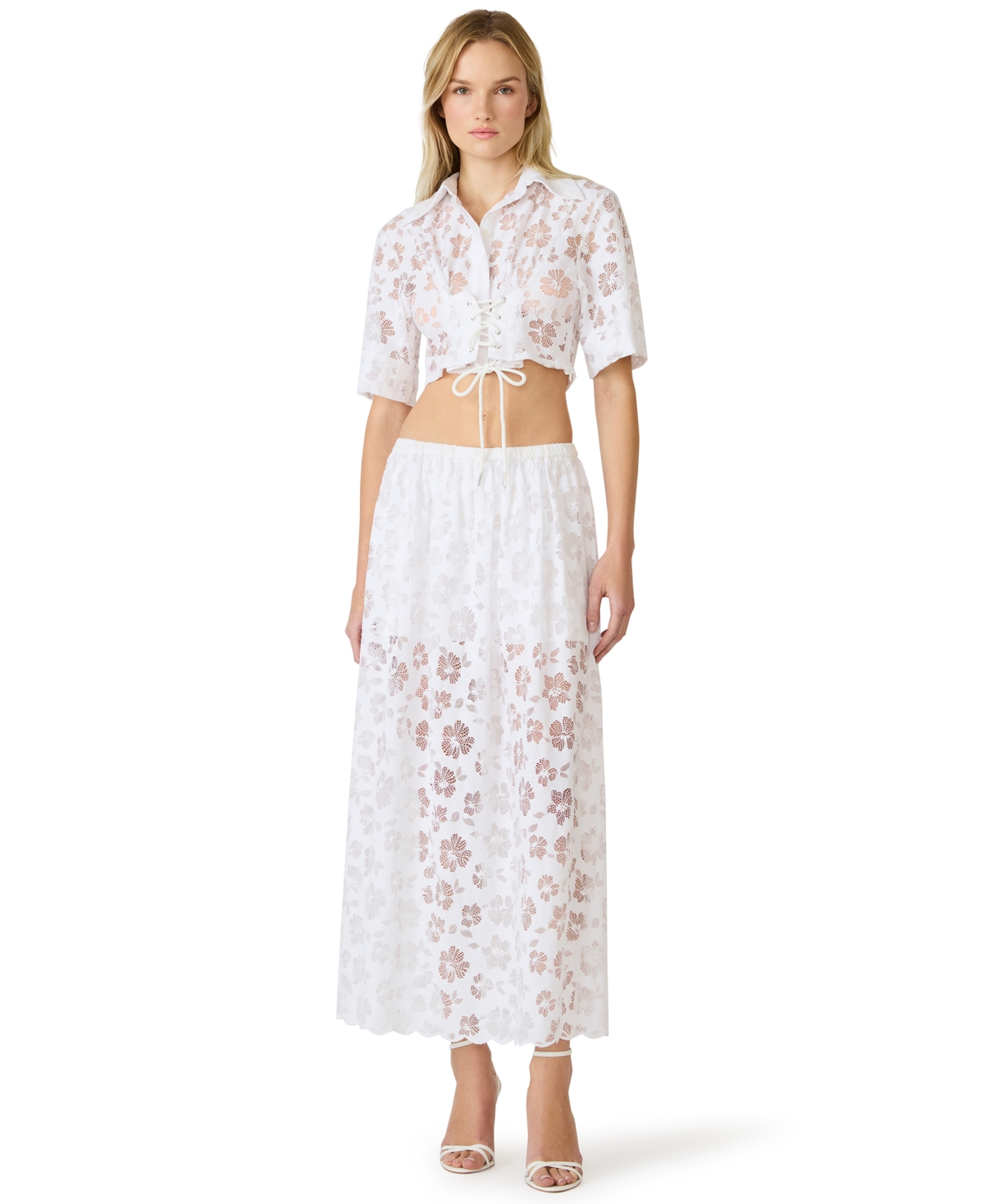 Click here for Steve Madden Womens Bryant Short-Sleeve Top - Bril... prices