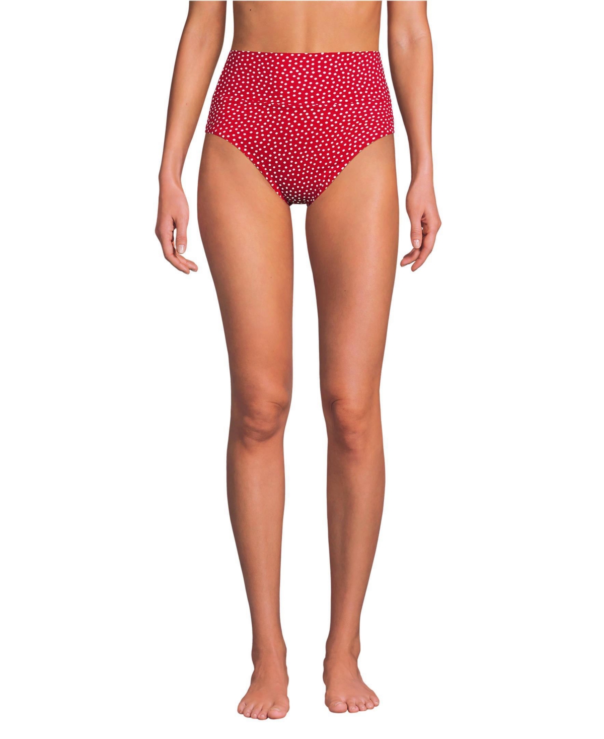 Click here for Lands End Womens Pinchless High Waisted Bikini Bot... prices