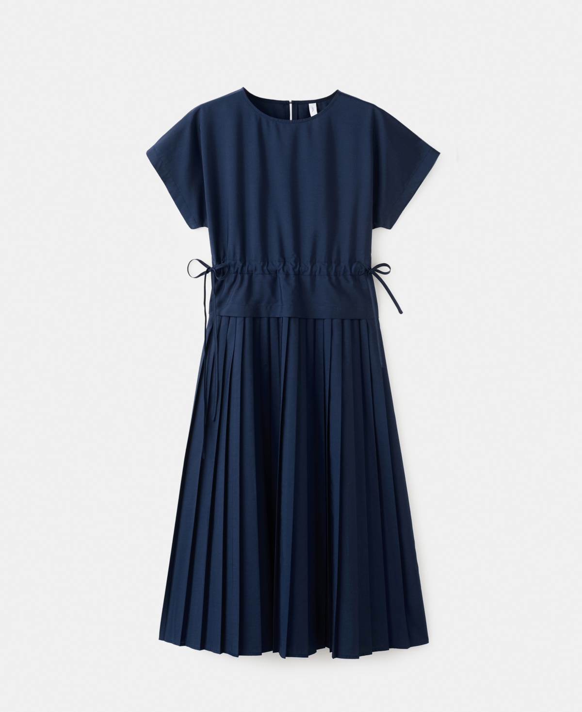 Click here for Mango Womens Pleated A-Line Dress - Navy prices