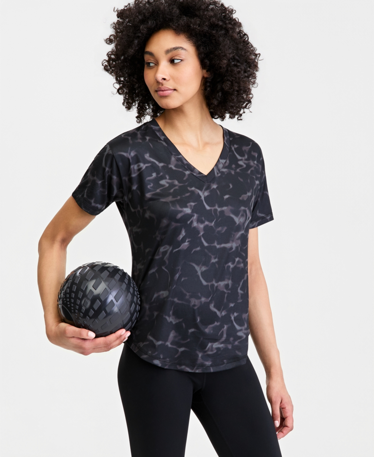 Click here for Id Ideology Womens V-Neck Short-Sleeve Performance... prices