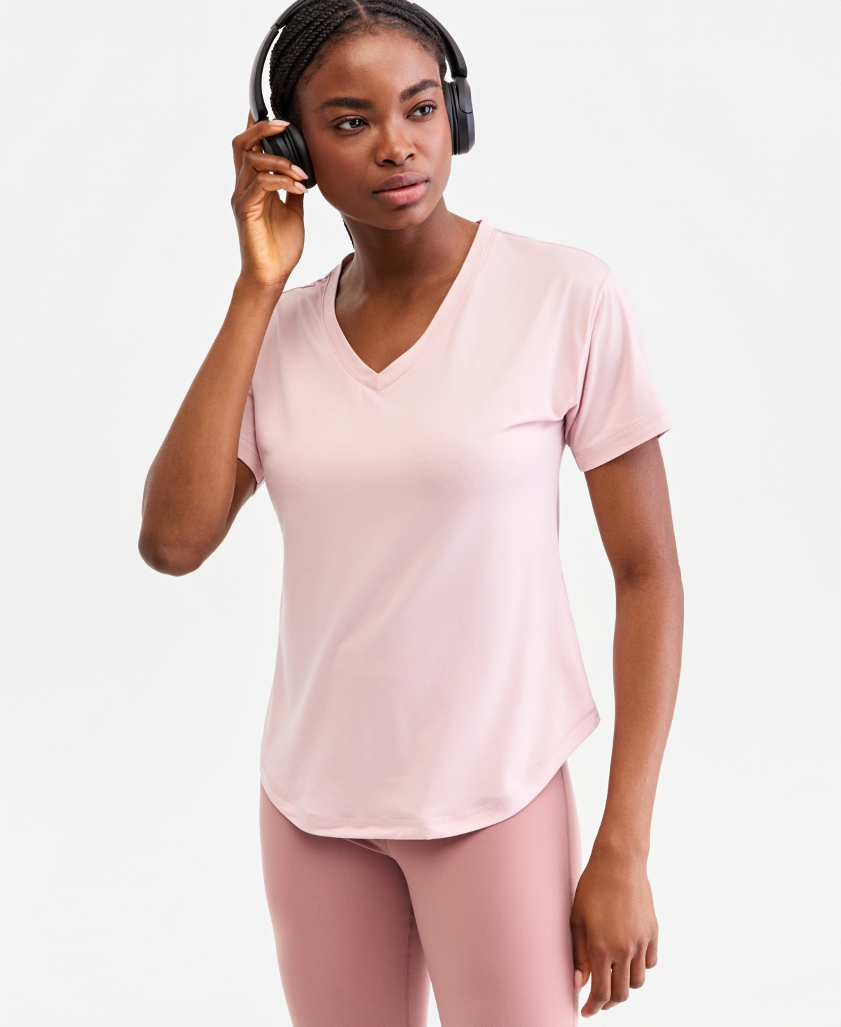 Click here for Id Ideology Womens V-Neck Short-Sleeve Performance... prices