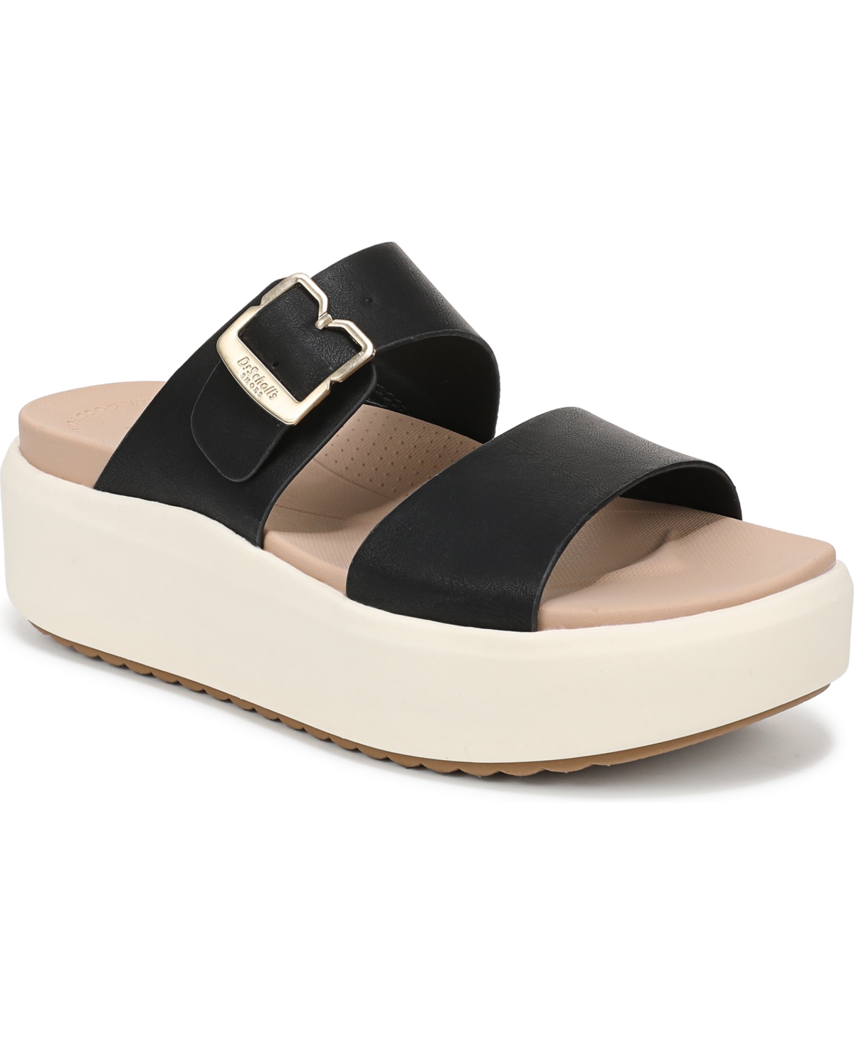 Click here for Dr. Scholls Womens All Time Max Slide Sandals - Bl... prices