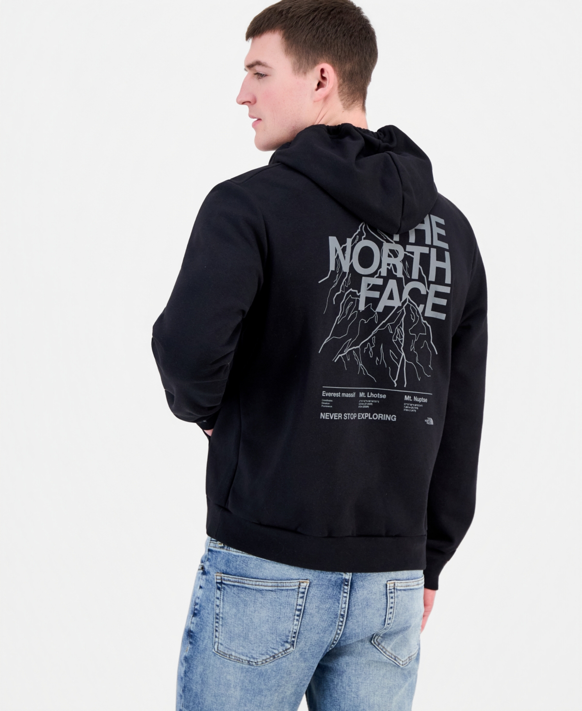 Click here for The North Face Mens Mtn Top Hoodie - TNF Black prices