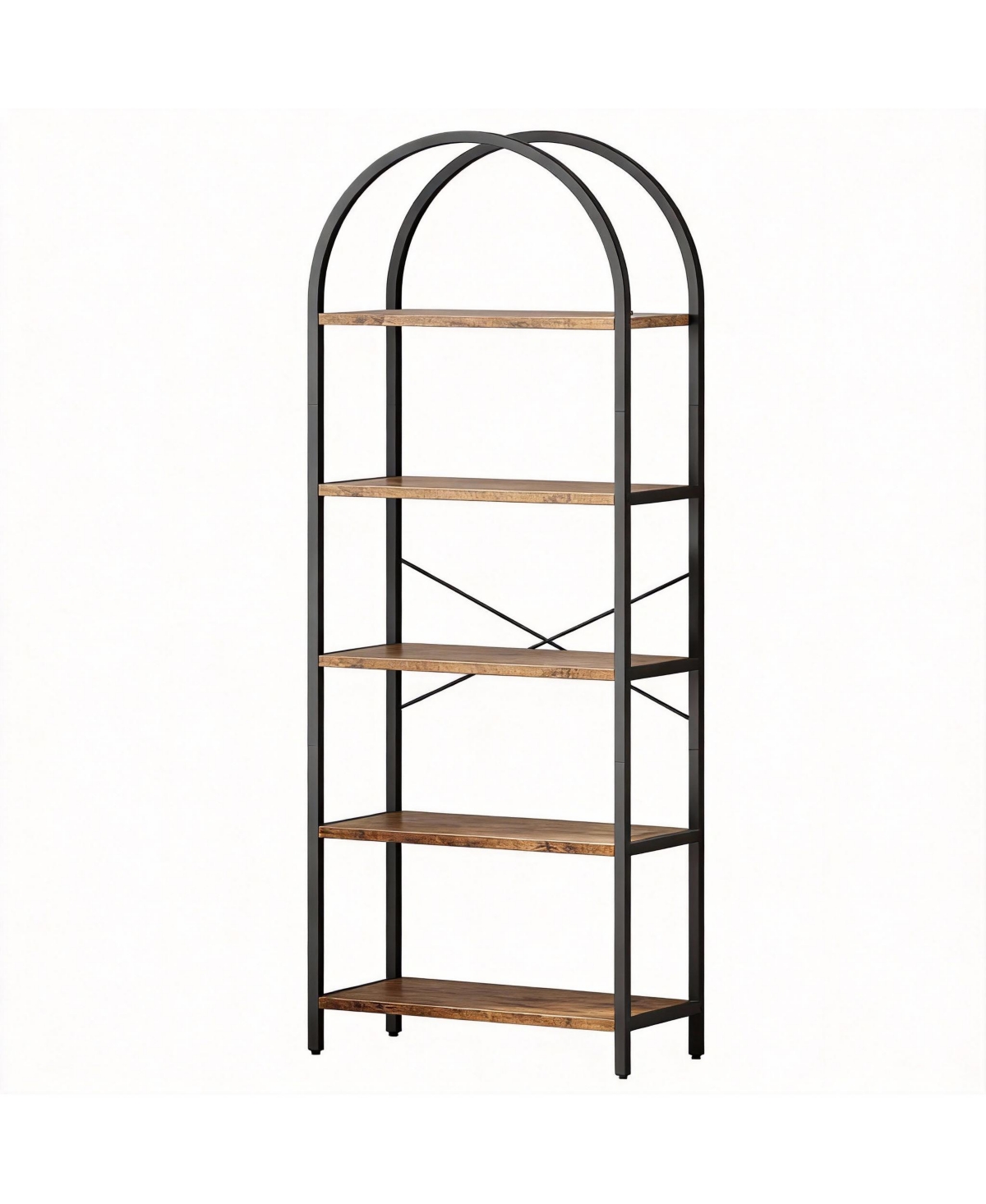Click here for Yigii 5 Tier Arched Bookshelf - Modern Design  Stu... prices