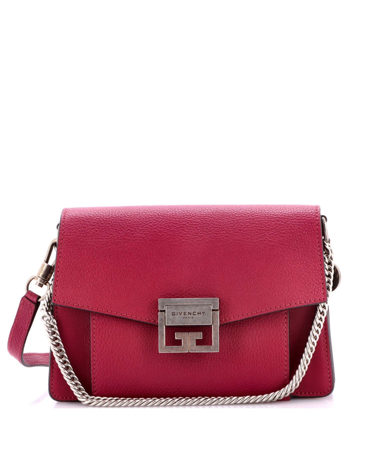 Click here for Pre-Owned Givenchy Small GV3 Flap Bag Leather - Pi... prices