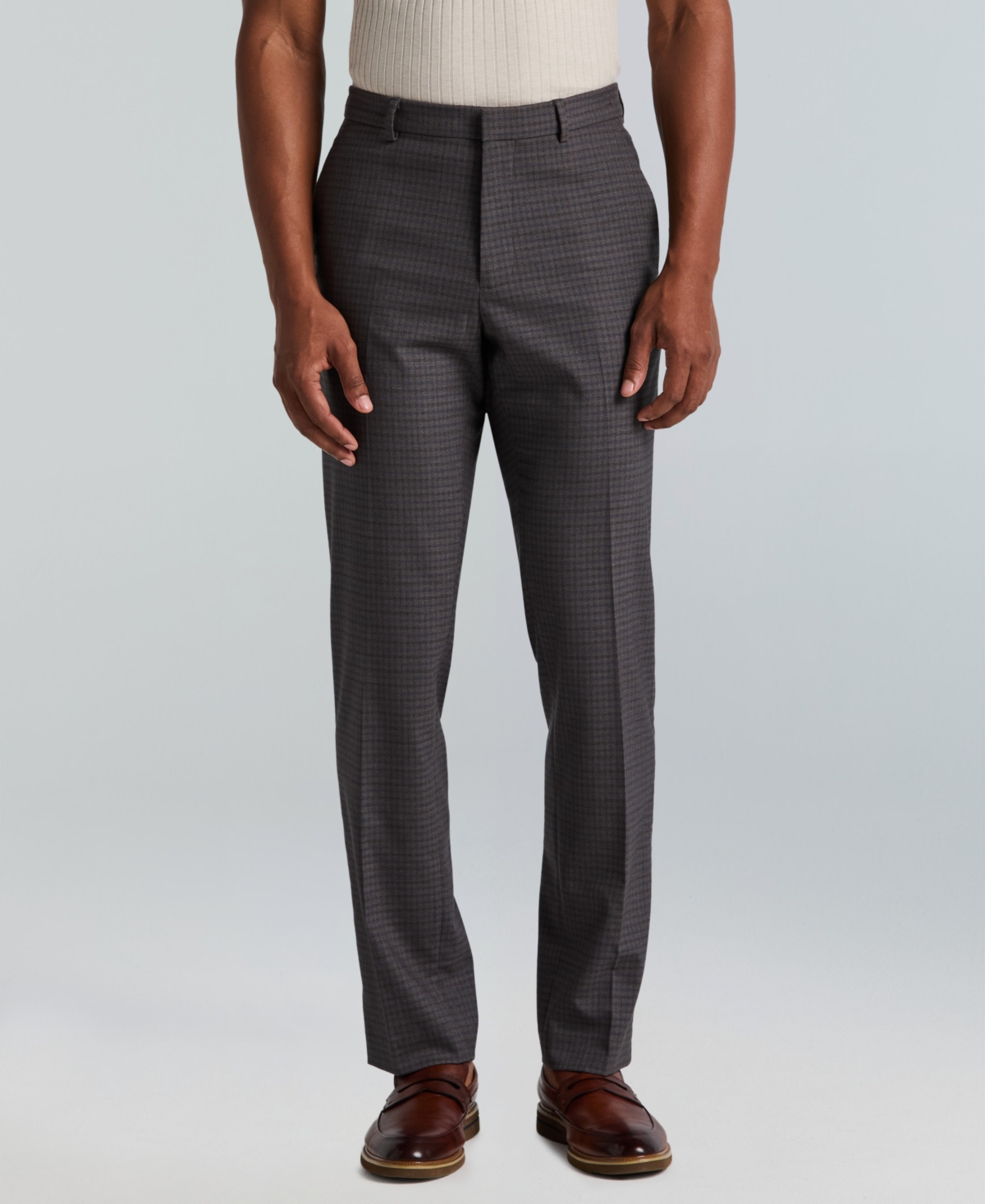 Click here for Perry Ellis Portfolio Mens Slim-Fit Gripper Waist... prices