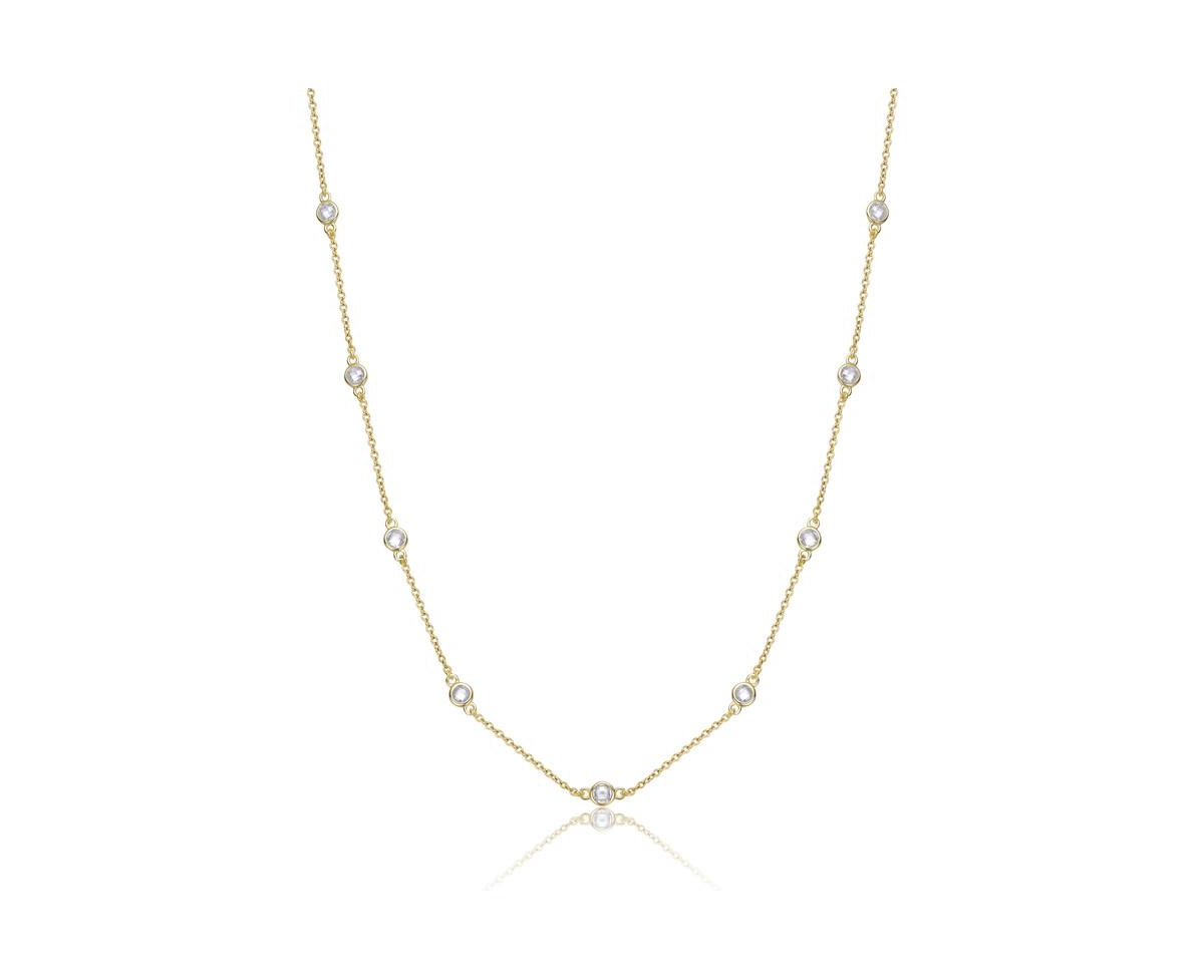 Click here for Rachel Glauber Classic Bezel Set Cubic Zirconia Ch... prices