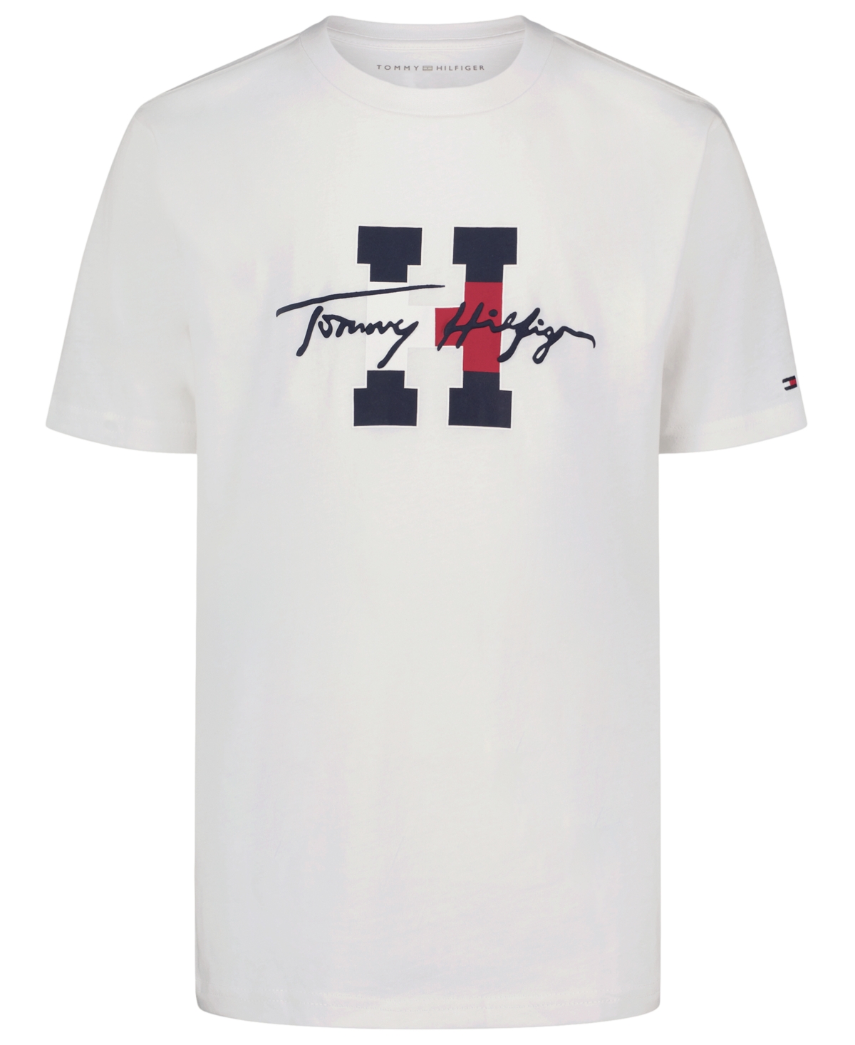 Click here for Tommy Hilfiger Boys 8-20 Script H Crewneck T-Shirt... prices