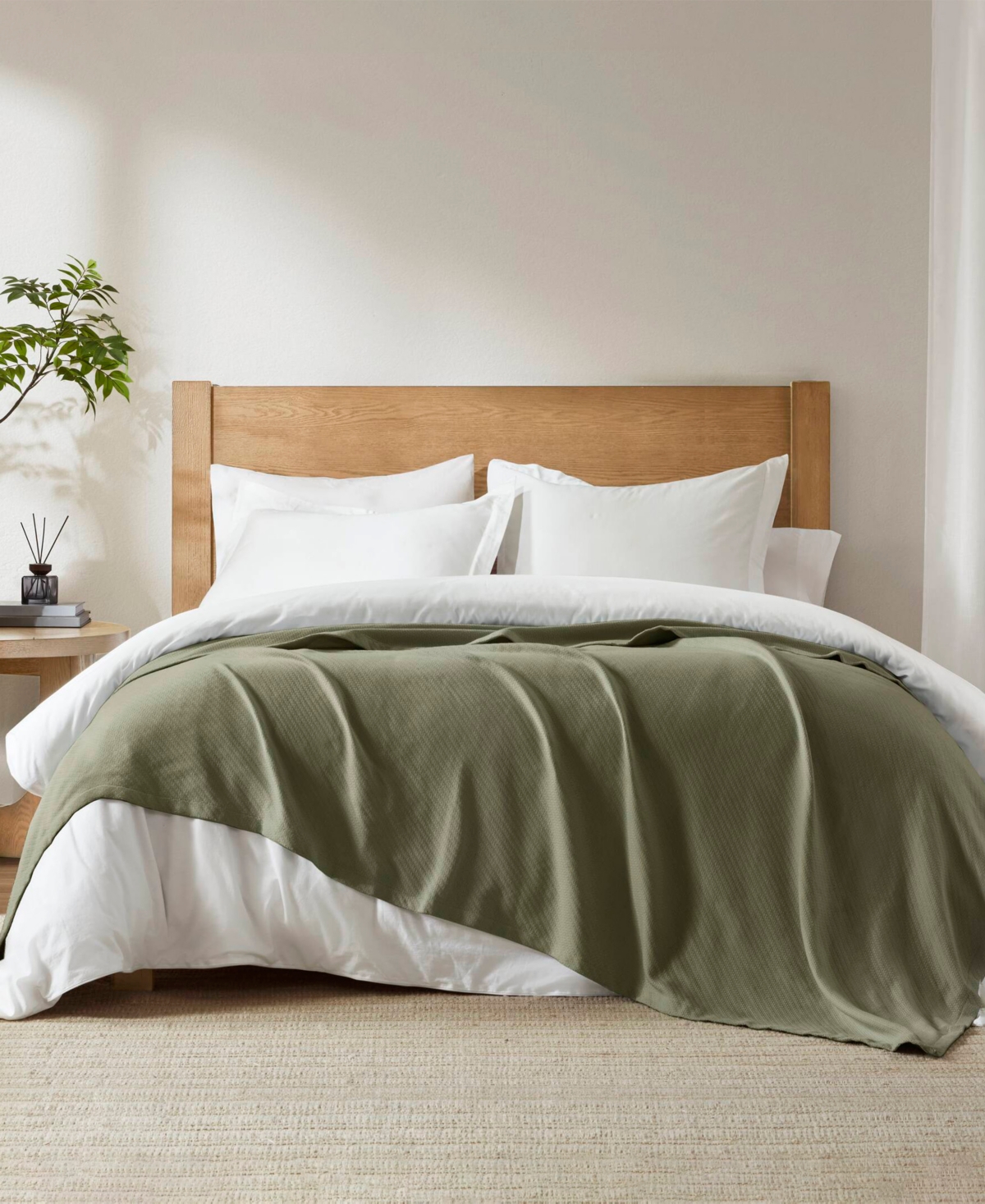 Click here for Madison Park Liquid Cotton Blanket  King - Olive G... prices