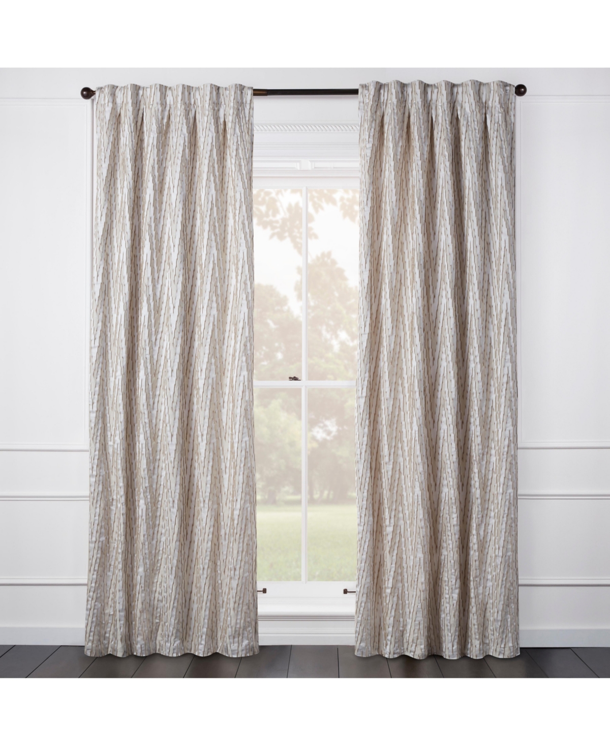 Click here for Z Gallerie Minka Textured Curtain - Natural prices