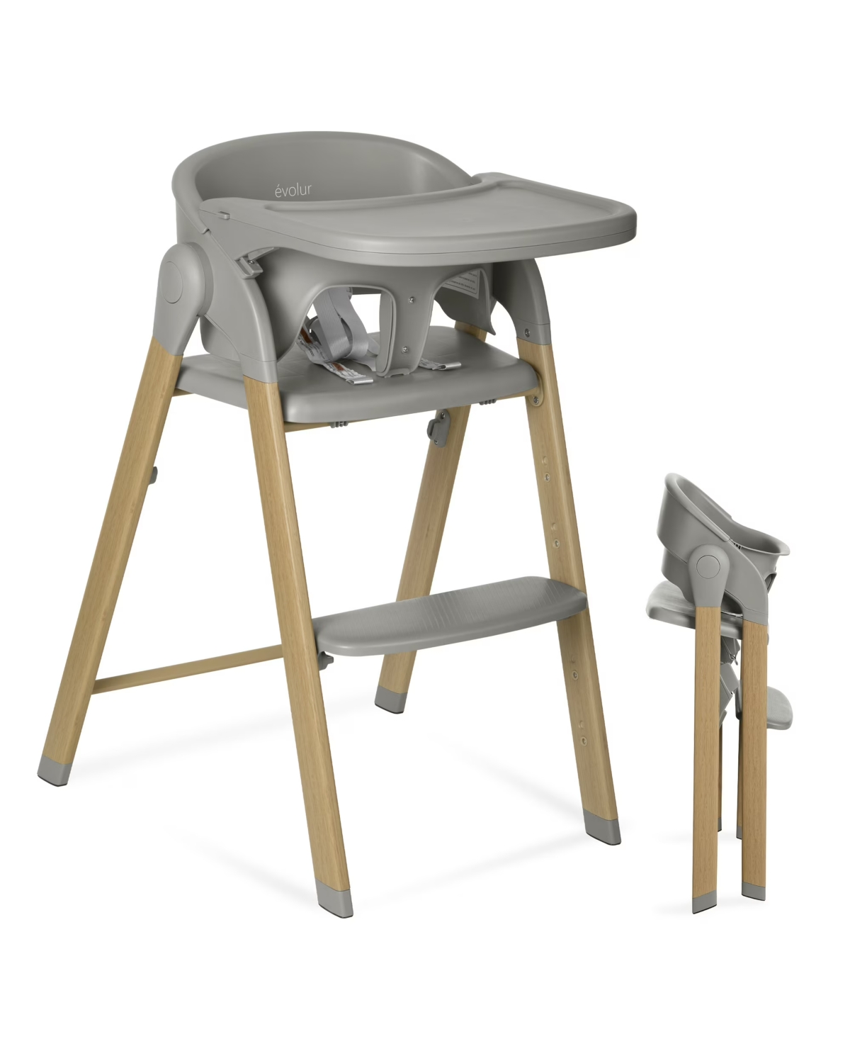 Click here for Evolur Toddler Nimbus Highchair - Grey prices