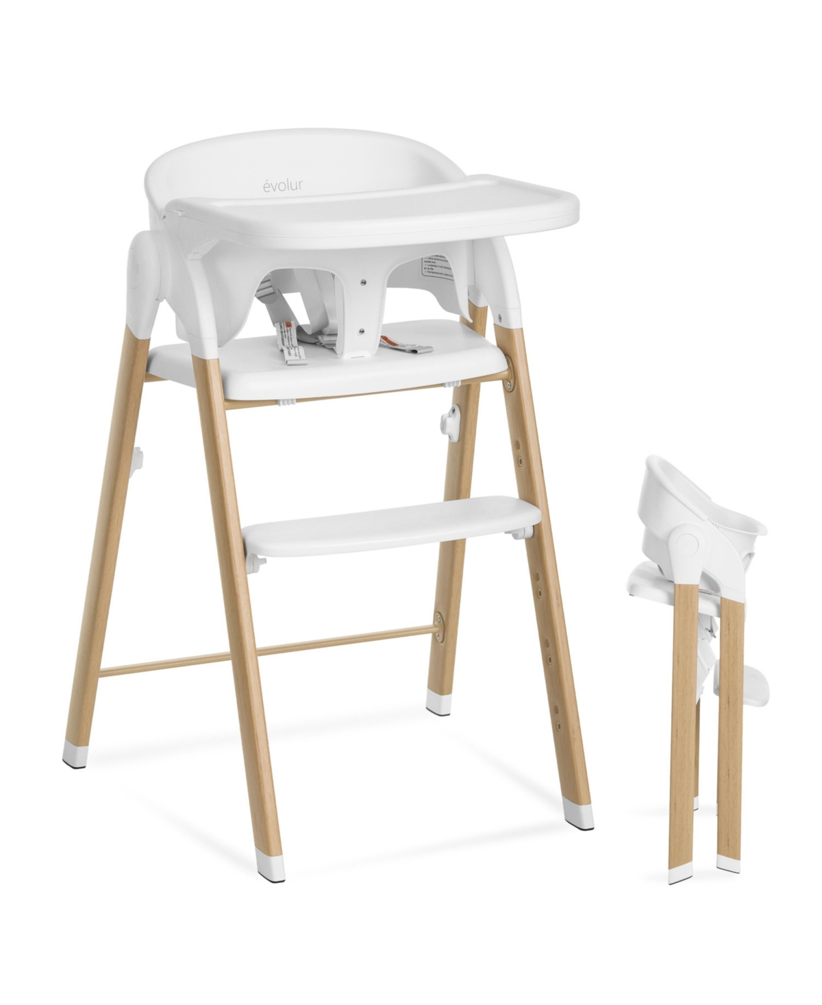 Click here for Evolur Toddler Nimbus Highchair - White prices