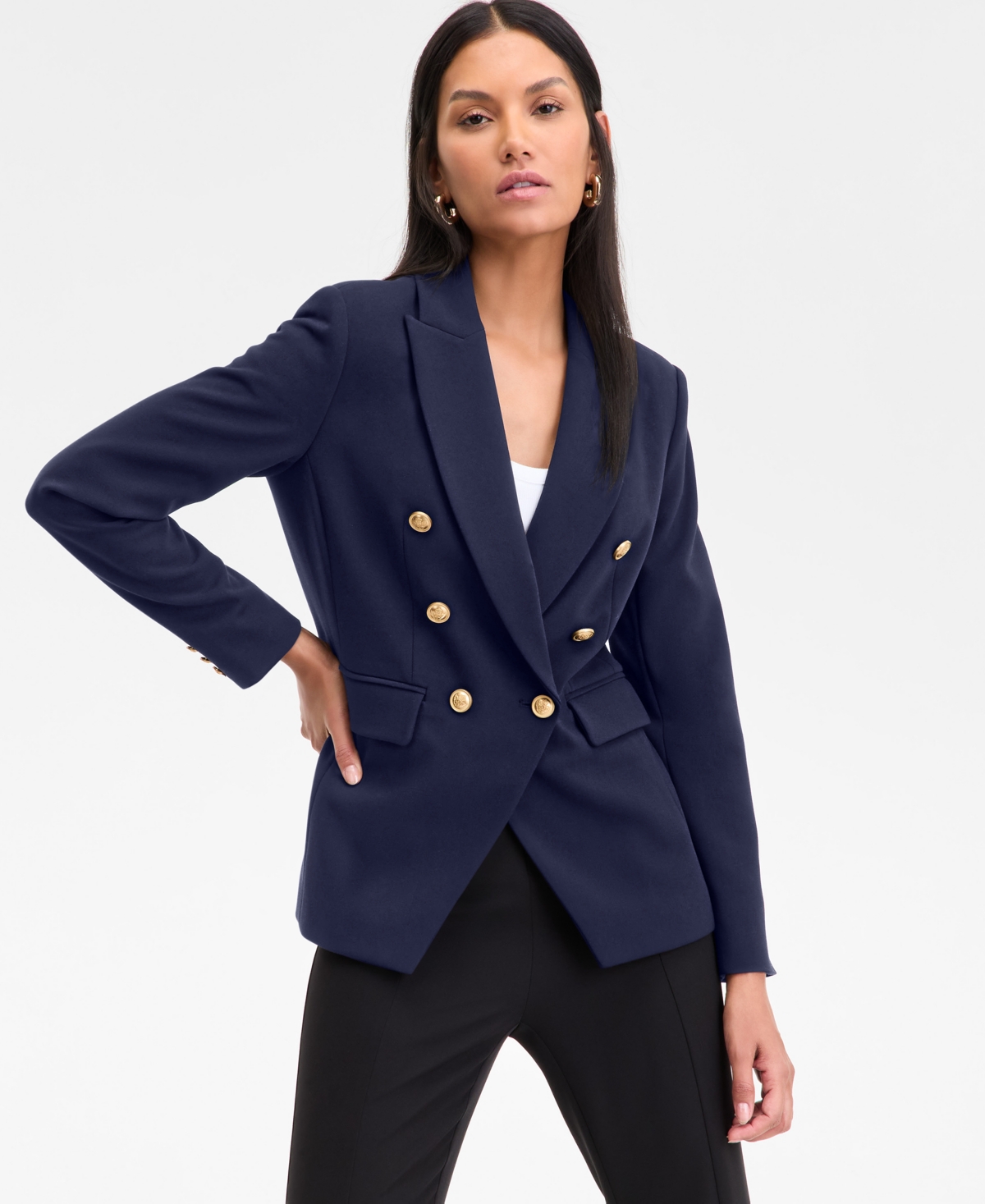 Click here for I.n.c. International Concepts Womens Double-Breast... prices
