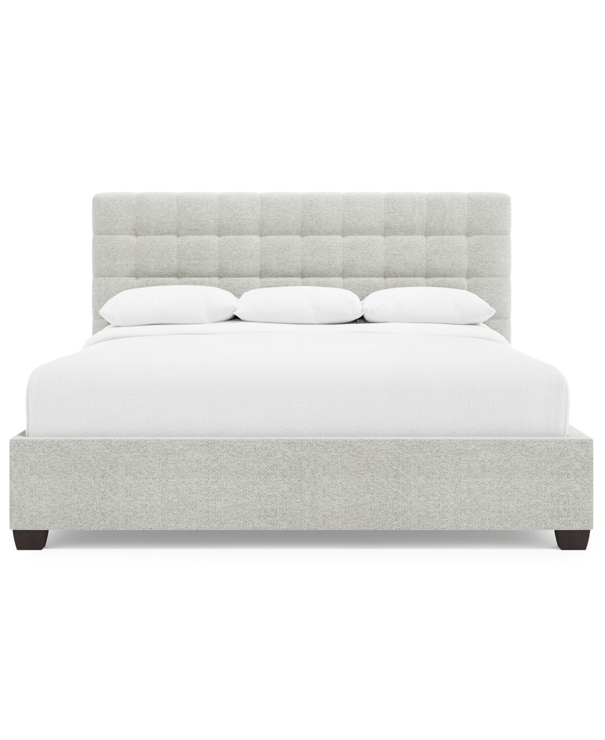 Click here for Avery Queen Upholstered Bed - Light Gray prices