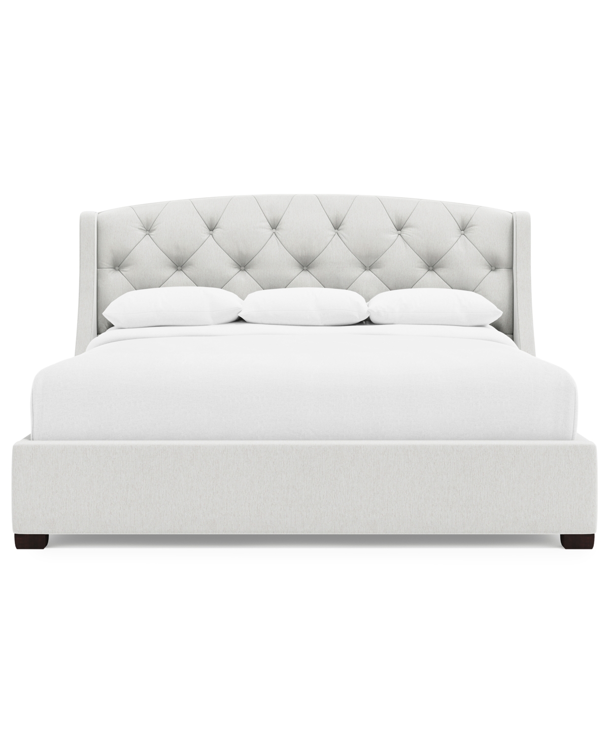Click here for Jordan King Upholstered Storage Bed - Light Gray prices