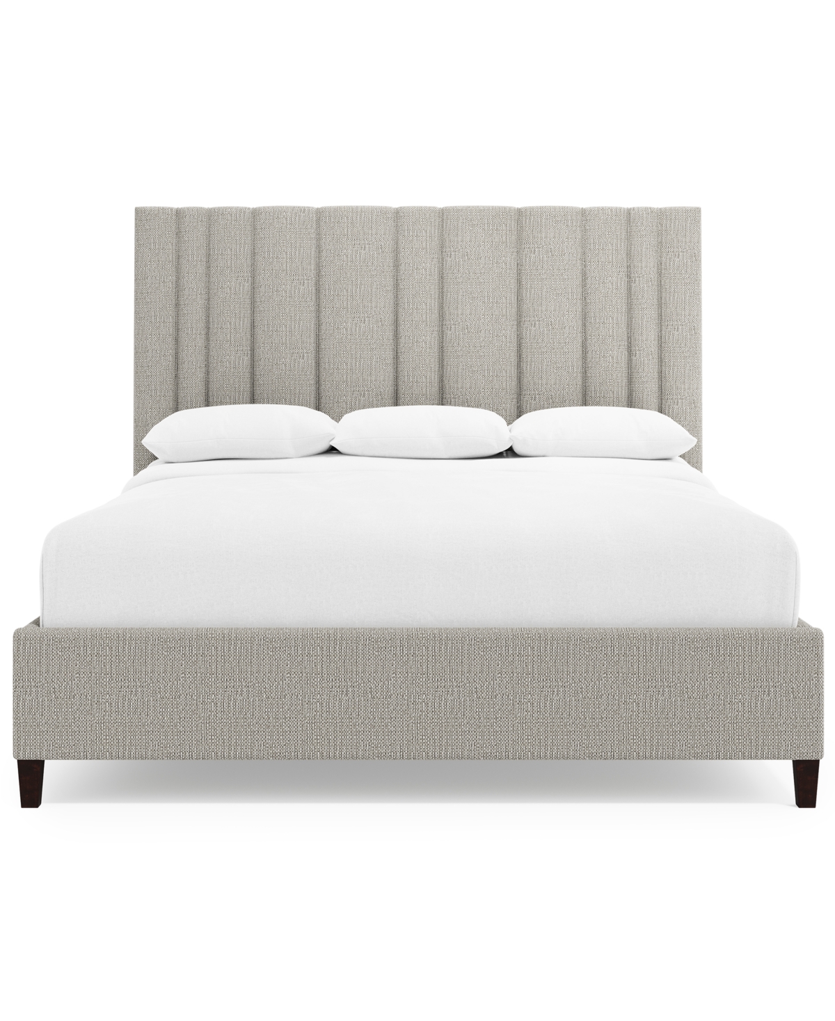 Click here for Modena King Upholstered Bed - Beige prices