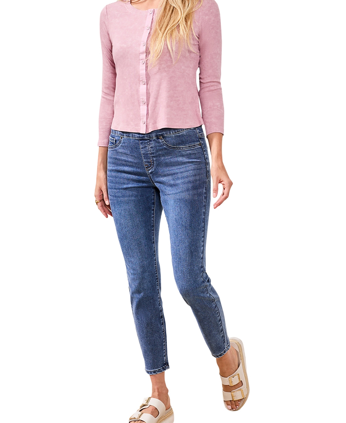 Click here for Tribal Womens Audrey Comfort-Fit Ankle Jeggings -... prices