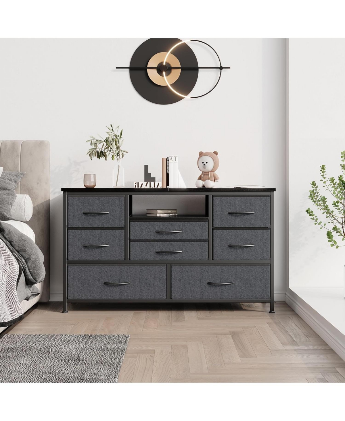 Click here for gaomon 47" Particleboard  Iron Frame 8-Drawer... prices