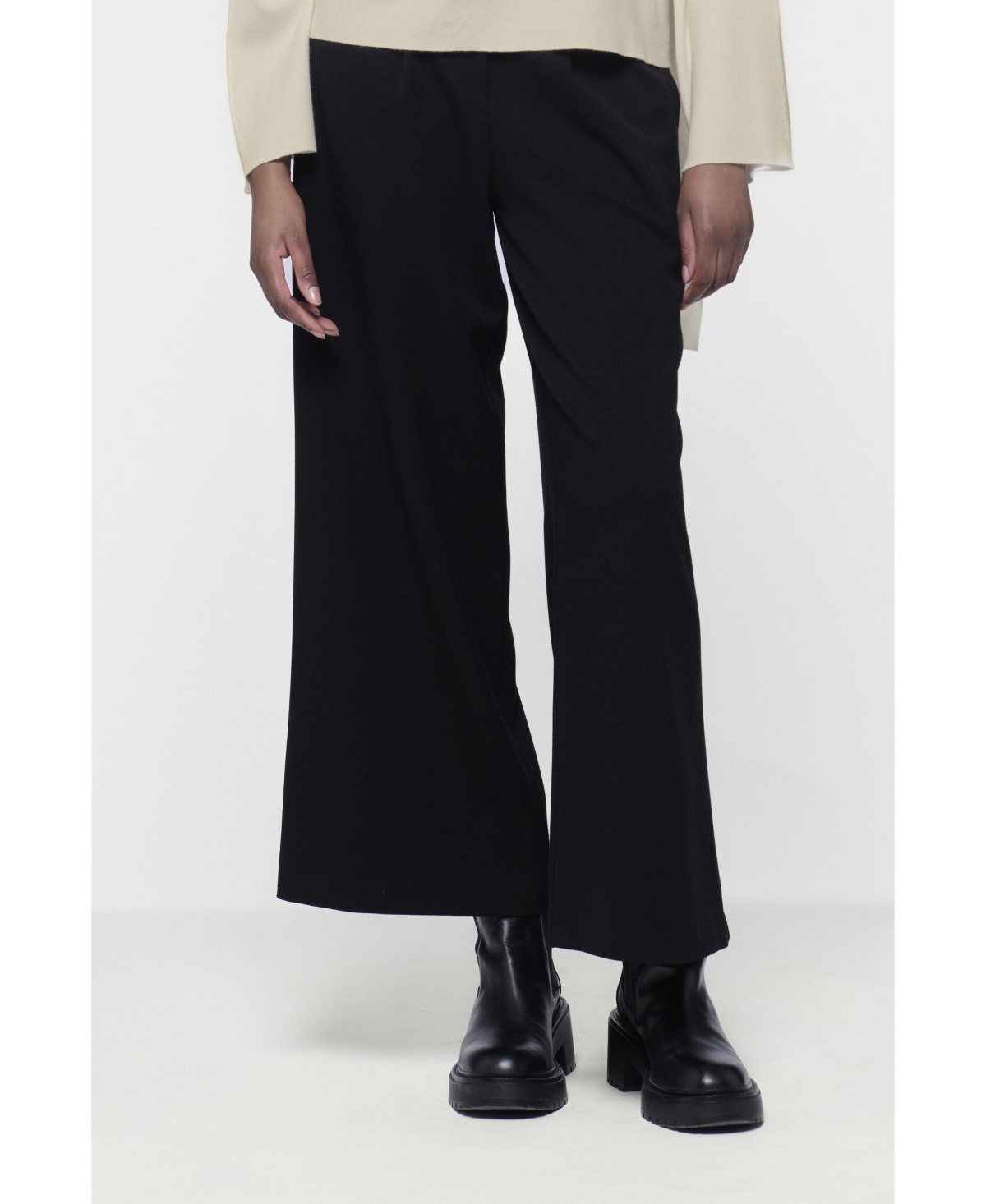 Click here for Leem Womens Wide-Leg Pants - Black prices