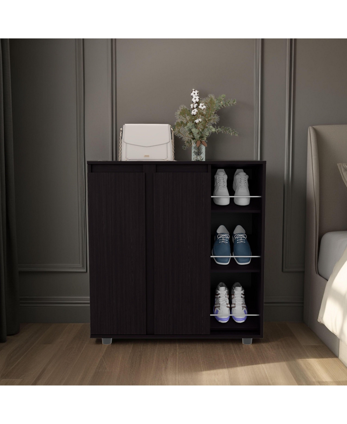 Click here for Fm Furniture Gitano Shoe Storage Cabinet with Encl... prices