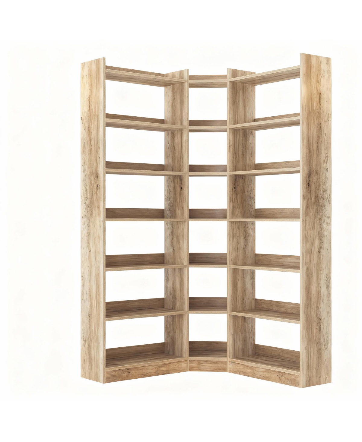 Click here for Yigii L Shaped Corner Bookshelf 6 Tiers Storage Di... prices