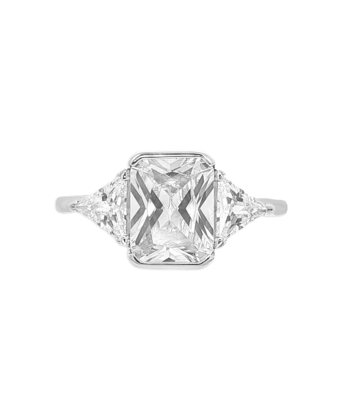 Click here for Giani Bernini Baguette Cubic Zirconia Ring - White prices