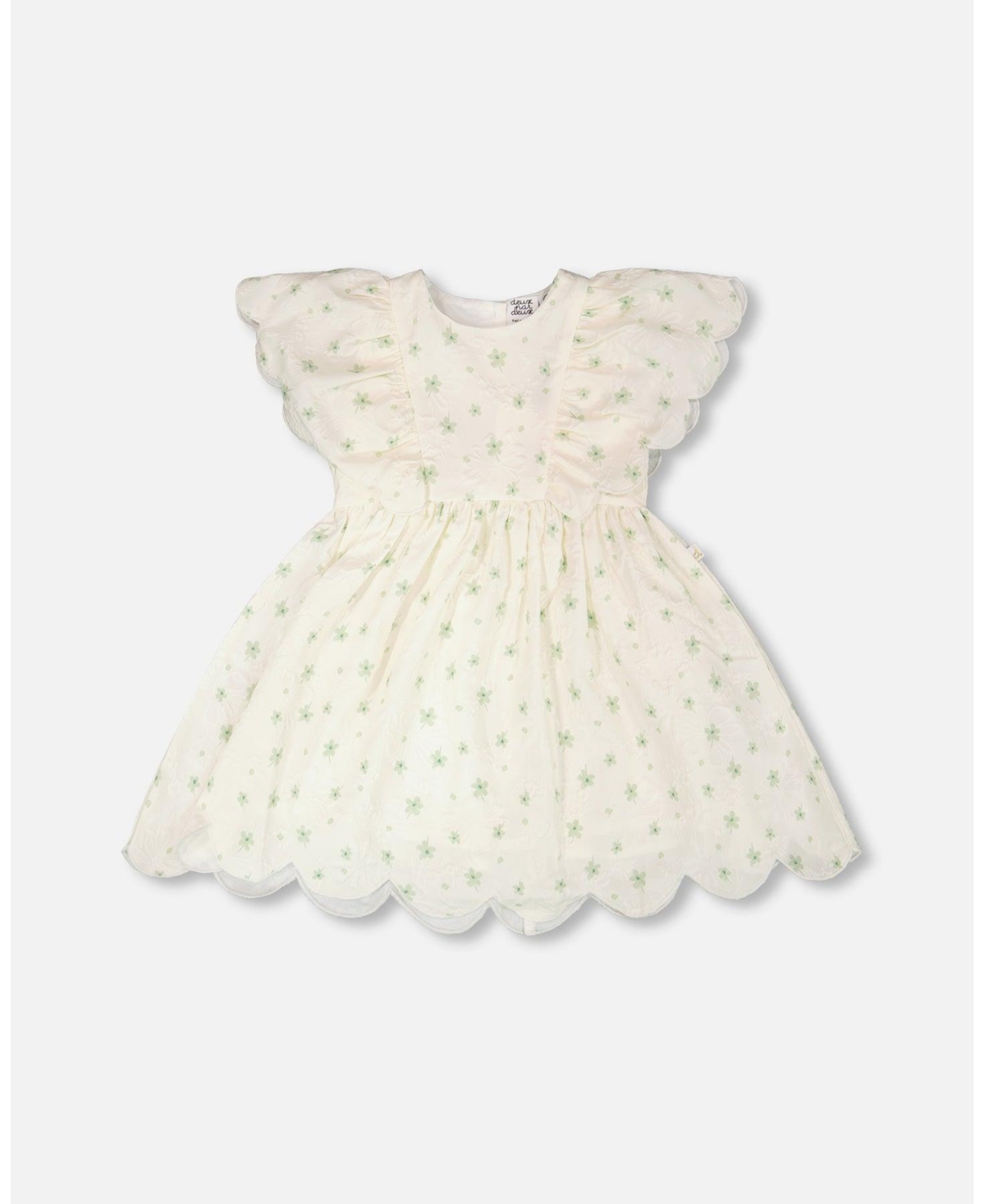 Click here for Deux par Deux Toddler Girls Jacquard Dress Printed... prices