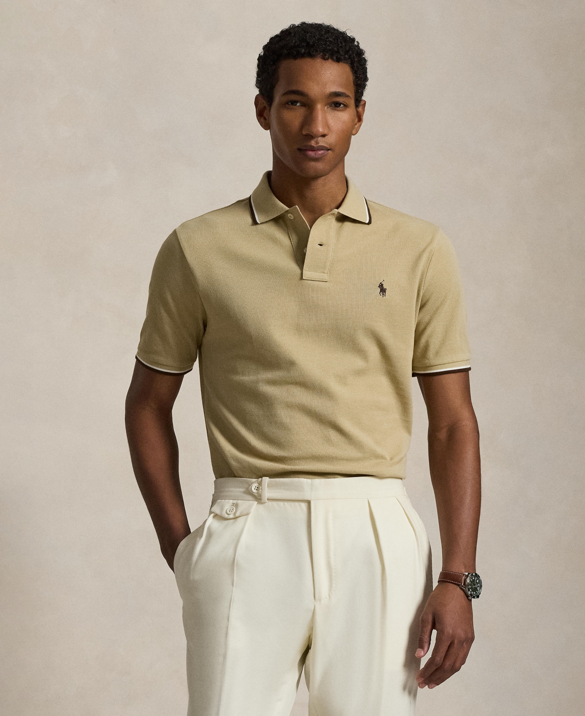 Click here for Polo Ralph Lauren Mens Classic-Fit Mesh Polo Shirt... prices