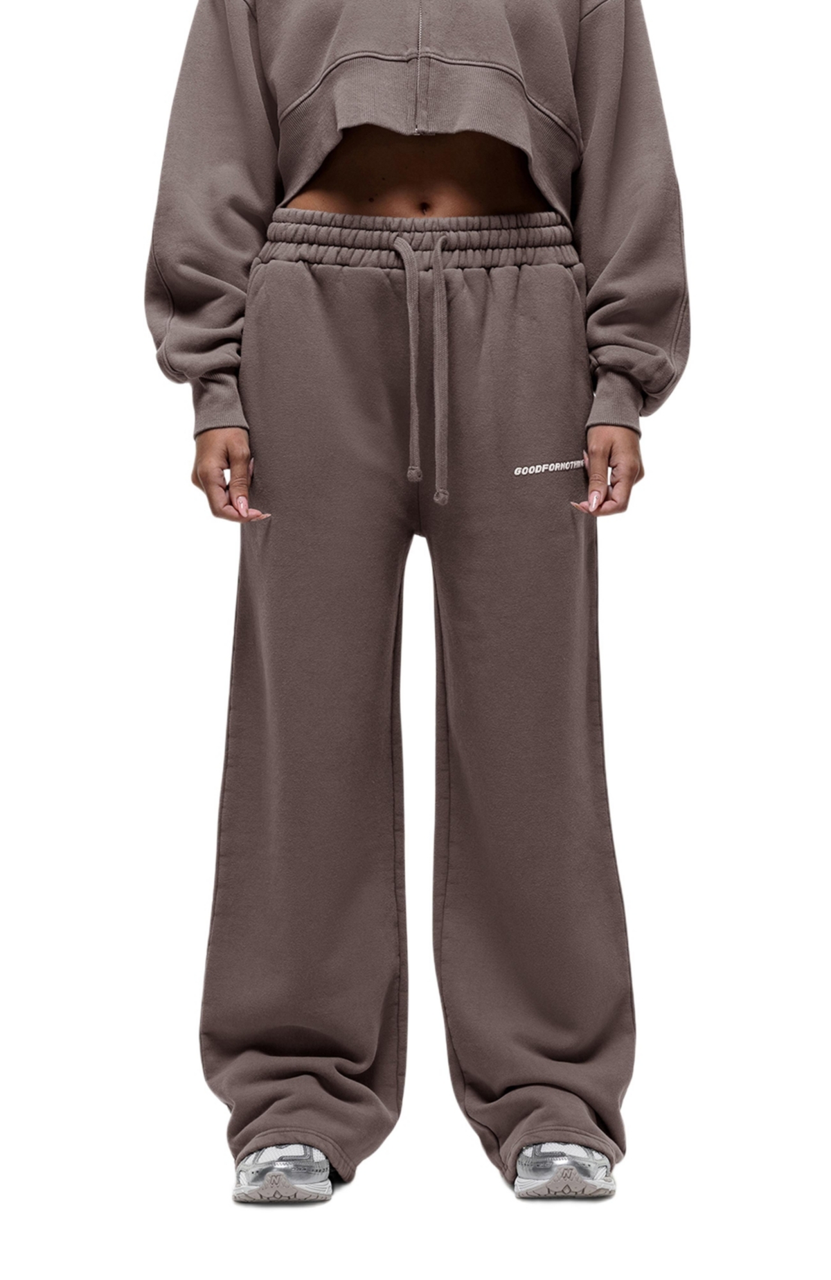 Click here for Good For Nothing Womens Relaxed Joggers - Brown prices