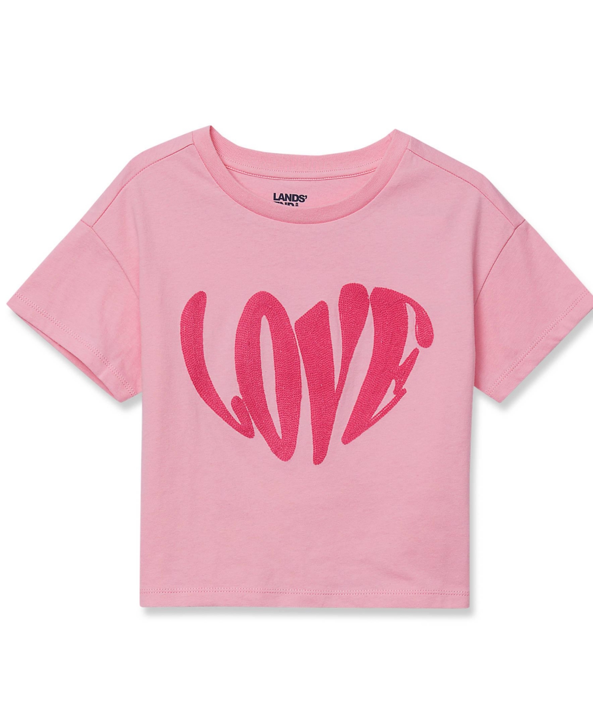 Click here for Lands End little Girls Meet and Greet Graphic Tee... prices