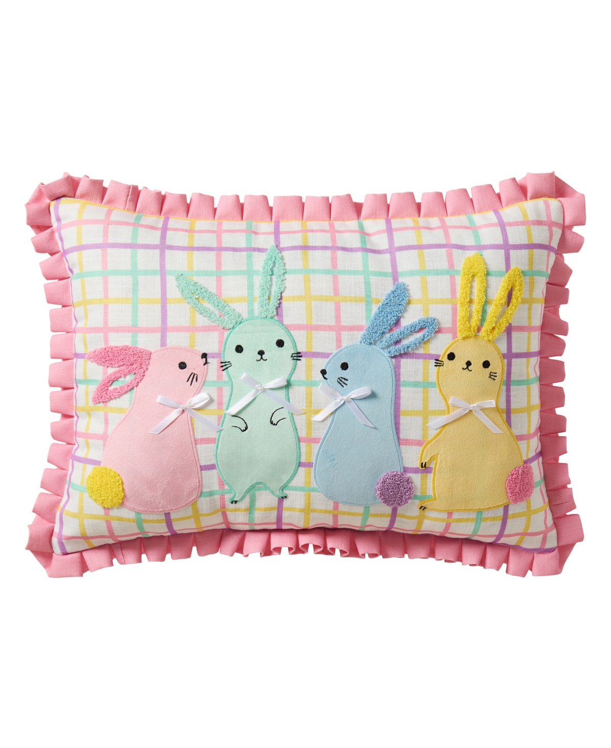 Click here for Hallmark Bunny BFFs Reversible Decorative Pillow... prices
