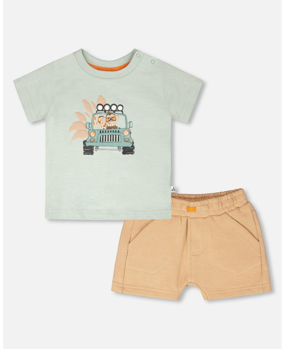 Click here for Deux par Deux Baby Boys Cotton T-Shirt and Short S... prices