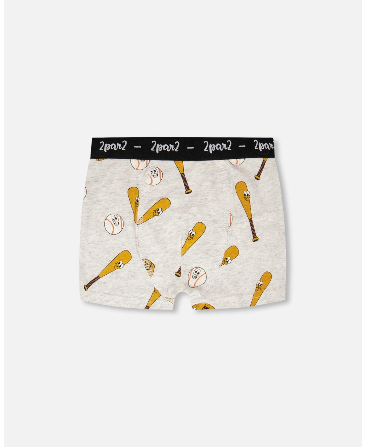 Click here for Deux par Deux Boys Cotton Boxer Mix Baseball Print... prices